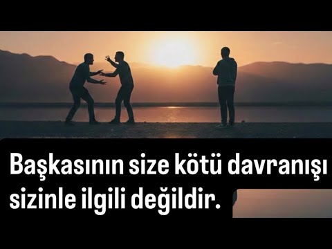 Başkasının size kötü davranışı sizinle  ilgili değildir.-Ahmet Demirtaş