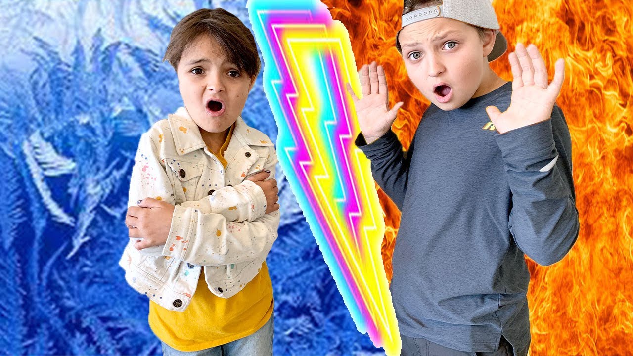 HOT vs COLD POOL and FOOD Challenge! - YouTube