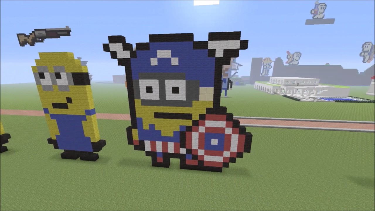 Minecraft Xbox Minion Pixel art Showcase - YouTube