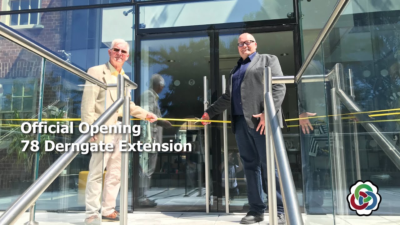 The Official Opening of the 78 Derngate Extension - YouTube