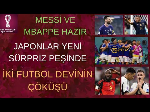 Messi Devam Dedi | Fransa ileri | Japonlar sürprizde | Hırvat ekolü | Almanya-Belçika için SON