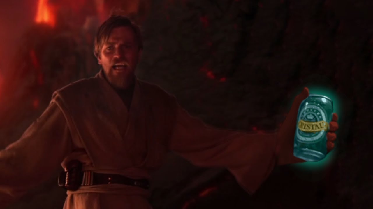 IT'S OVER ANAKIN, I HAVE THE CERVEZA CRISTAL! - YouTube