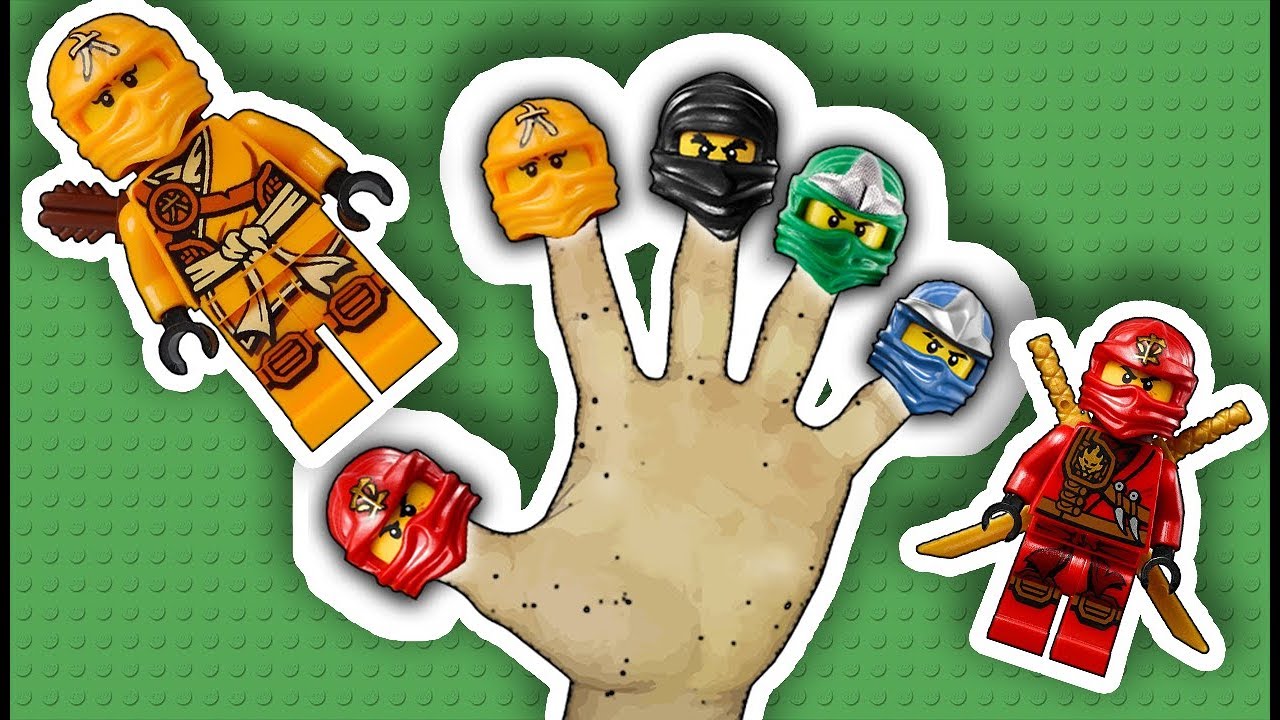 The Lego Ninjago movie Finger family | Nursery Rhymes for Babies and ...
