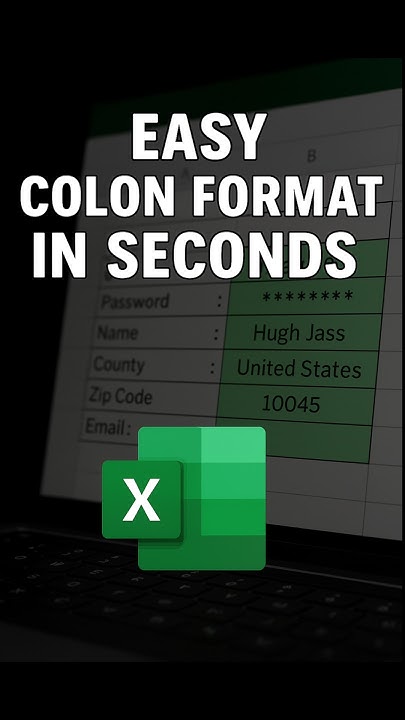 FORMATE COLON IN SECONDS IN EXCEL 🔥🔥 #excel #exceltips #exceltricks #shortsfeed #spreadsheet ...