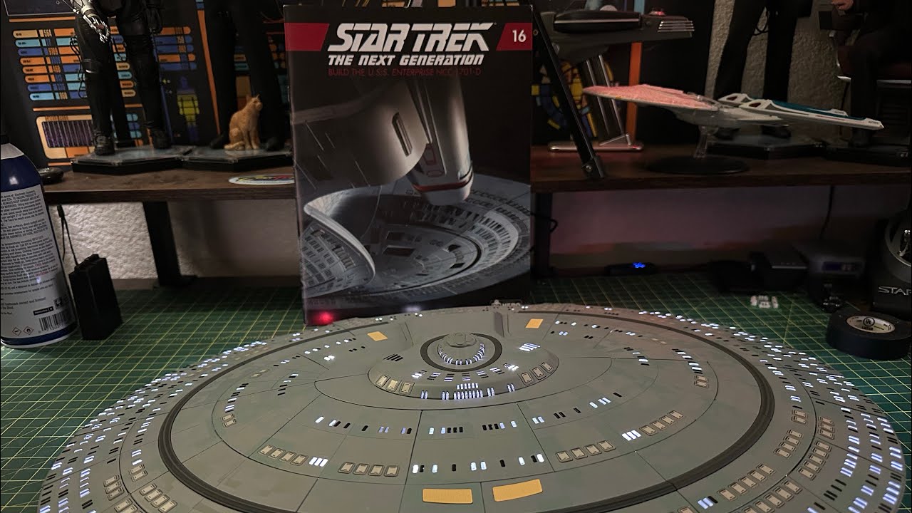 Star Trek dry dock. Enterprise D build status update. - YouTube