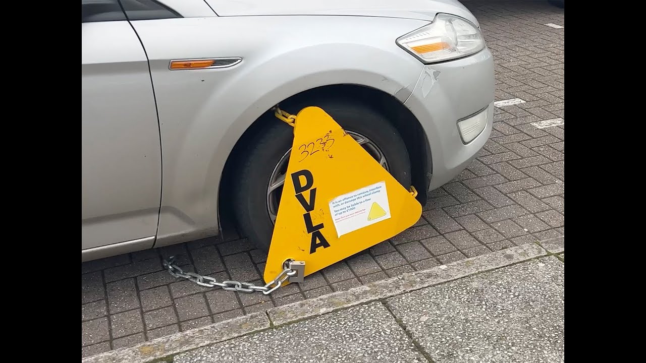 WHEEL CLAMPING DVLA - YouTube