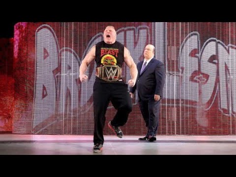 Brock Lesnars Entrance #1 - YouTube