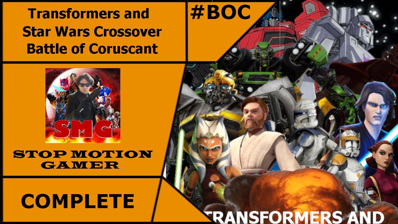 Transformers and Star Wars Crossover - Battle of Coruscant - Complete ...