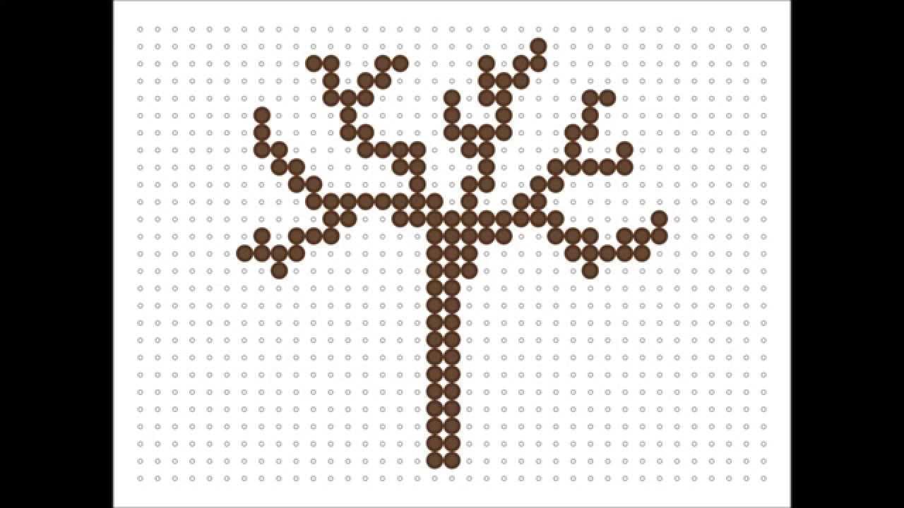 Hama Bead Spooky Tree (Halloween Series 2 #4) - YouTube