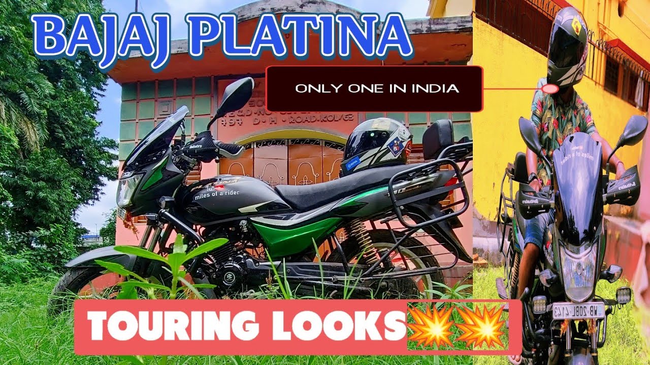 BAJAJ PLATINA MODIFICATIONS 2022 BEST TOURING MODIFIED - YouTube