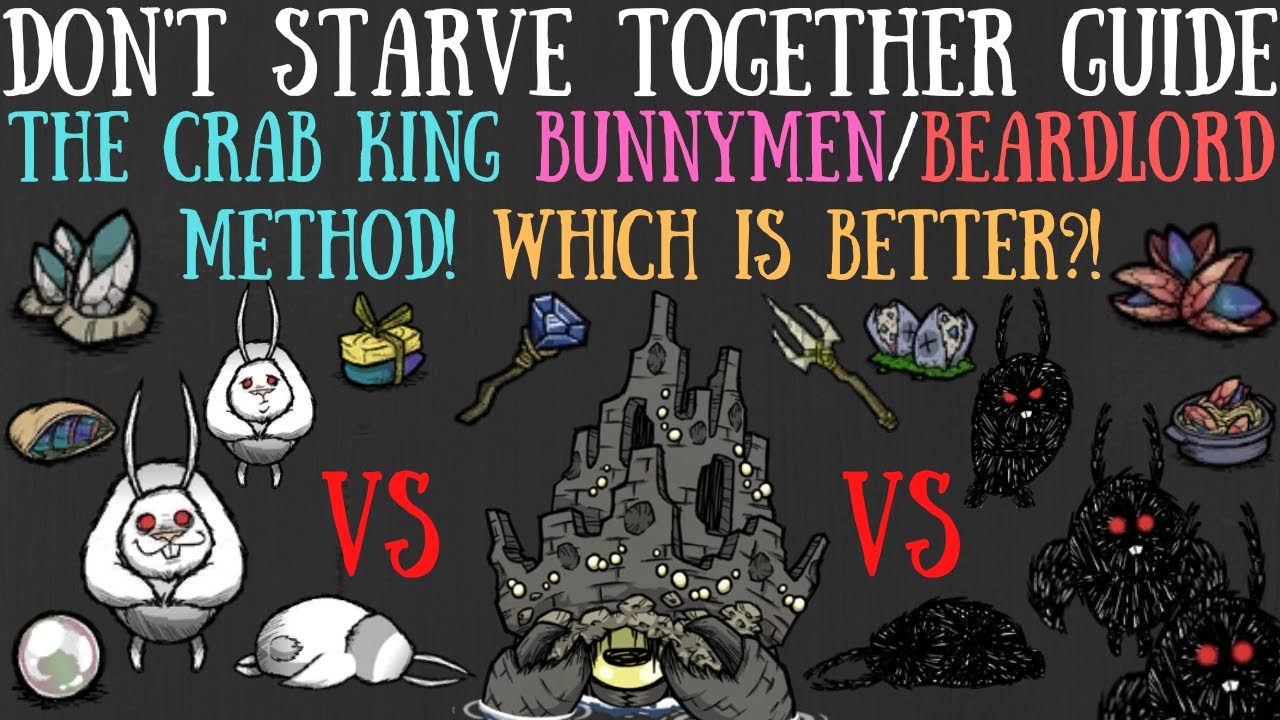 Crab King VS Bunnymen VS Beardlords! Which Is Best? - Don't Starve ...