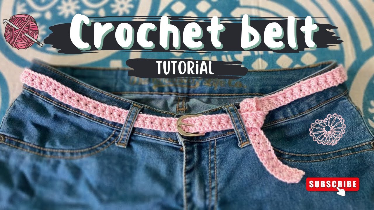 Easy Crochet Belt, Cord Knitting Pattern | DIY | - YouTube