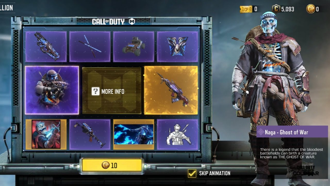 *New*Naga Ghost of war Character is coming in codm season 11 | Codm ...