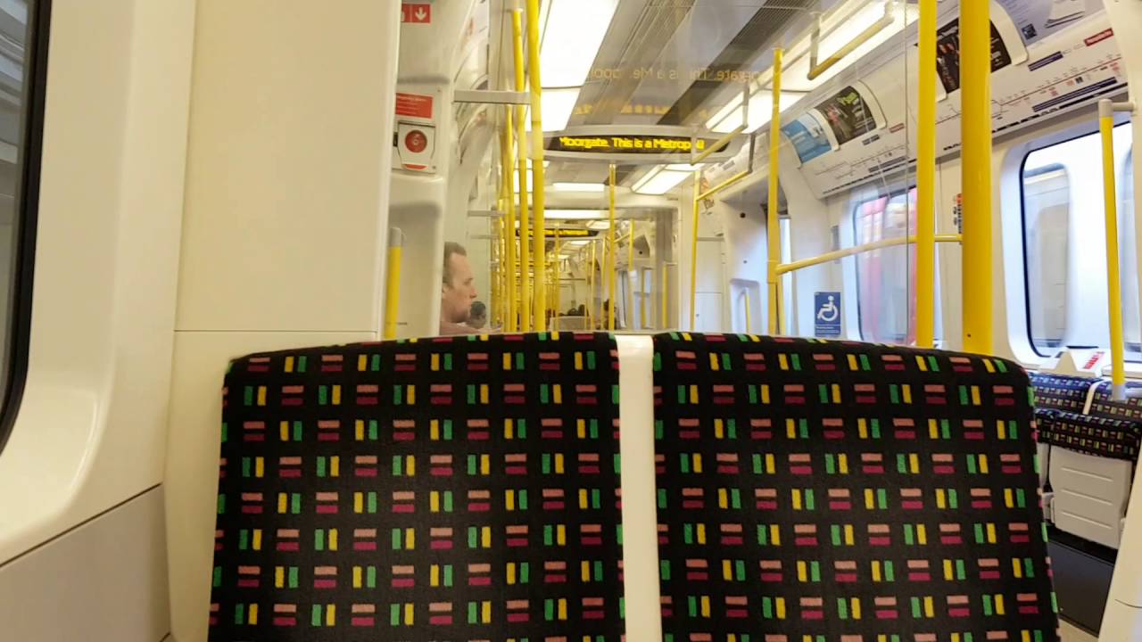 London Underground S8 Stock 24114. All Stations Metropolitan Line To ...