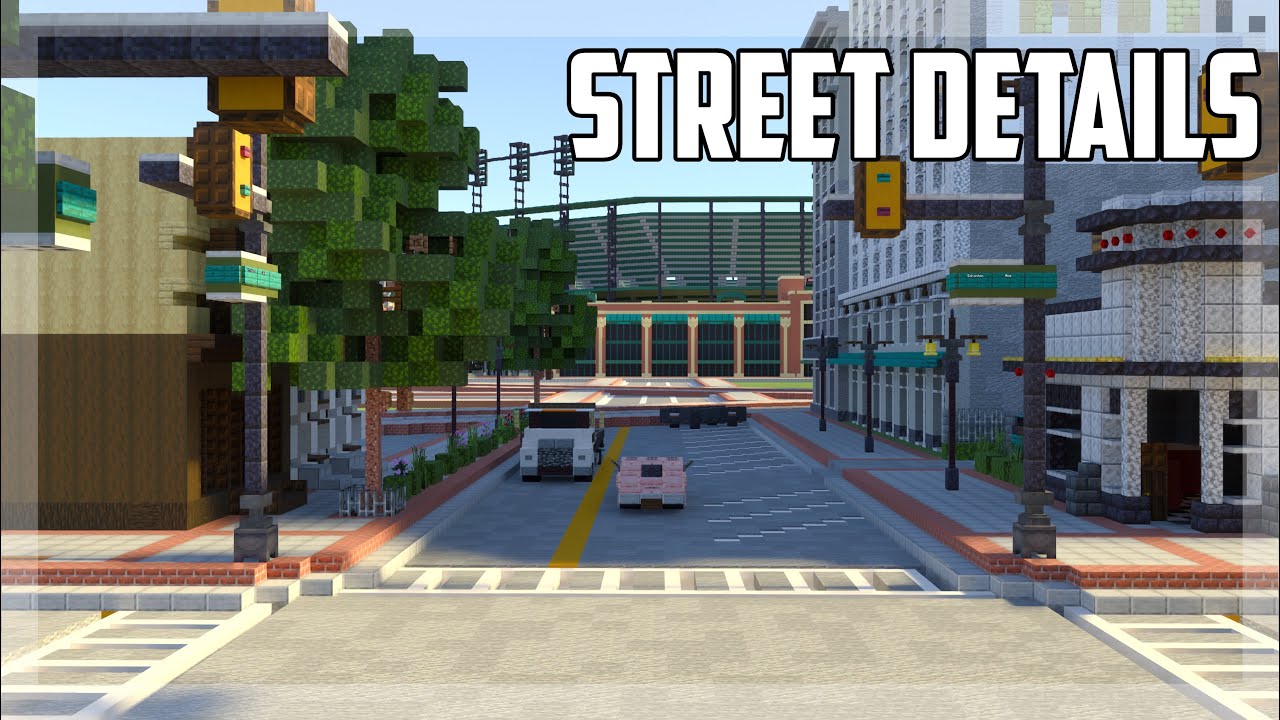 5 Street Details Your Minecraft City Is Missing - YouTube