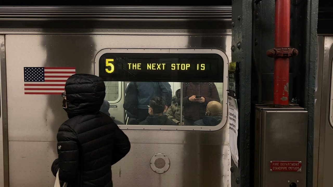NYC Subway: R142 (5) Destination Sign coded into a “Next Stop” Signage ...
