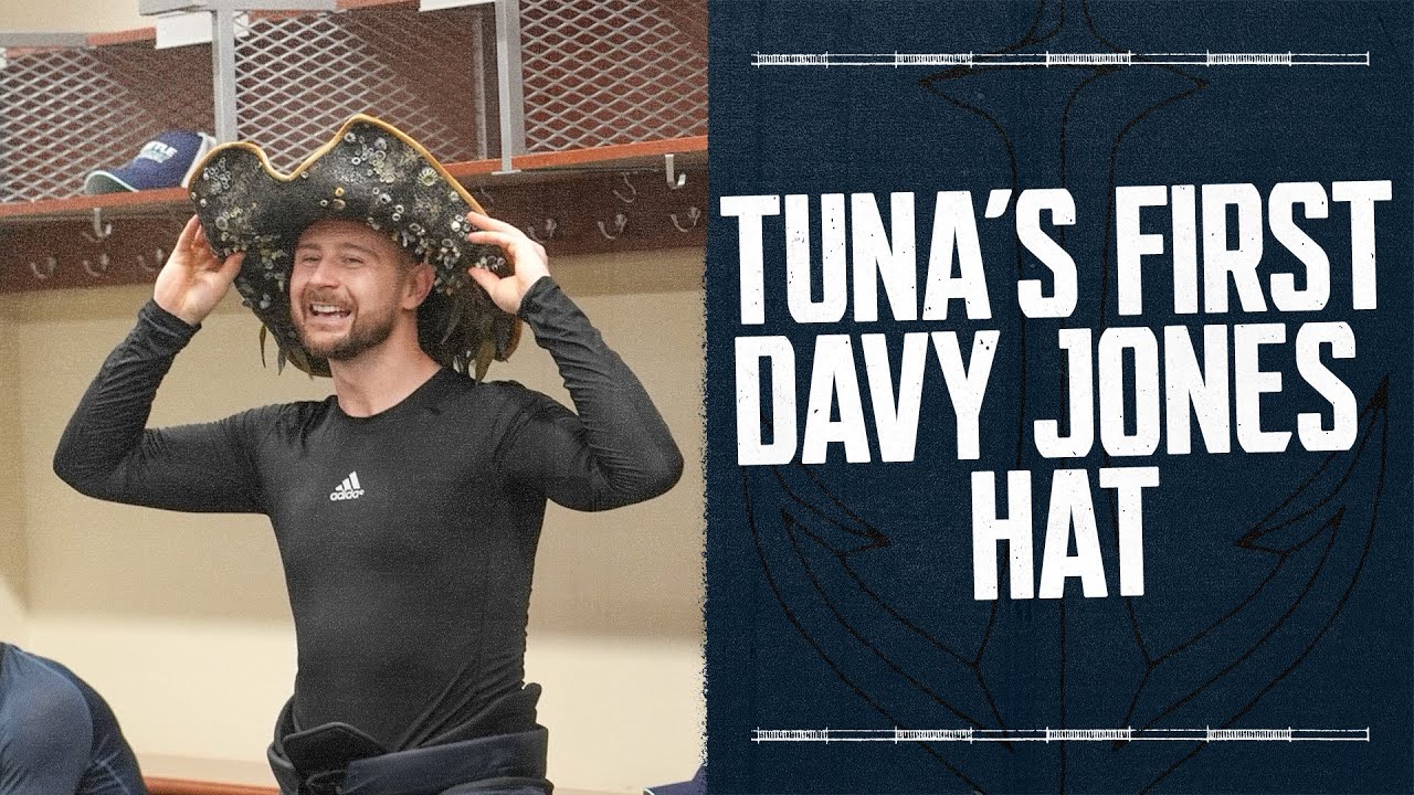 Tuna's First Davy Jones Hat - YouTube
