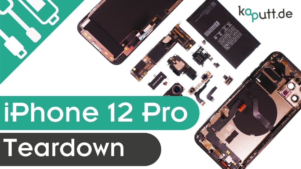iPhone 12 Pro Teardown | kaputt - YouTube