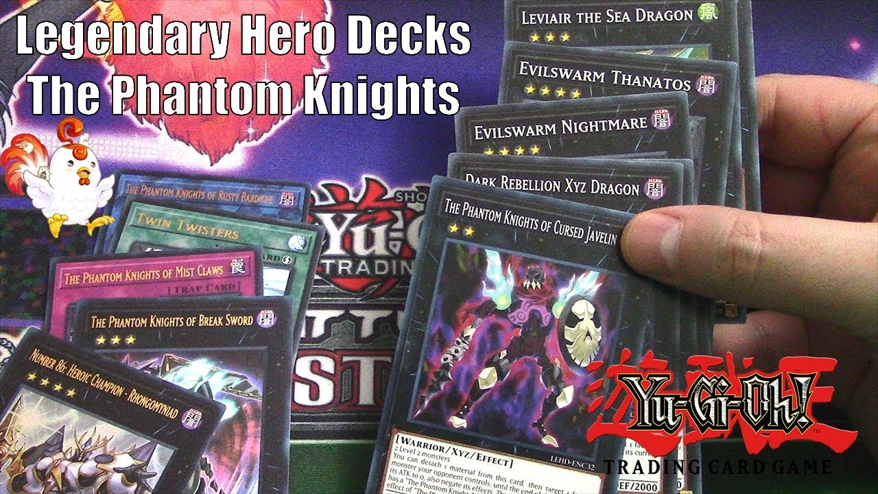 Yugioh Legendary Hero Decks - The Phantom Knights - YouTube