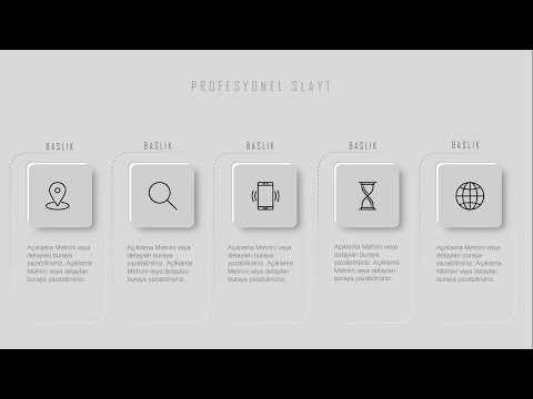 Profesyonel slayt yaparak, sunumlarınızla göz doldurun.