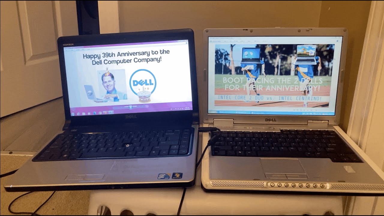 Dell 39th Anniversary Inspiron Laptop Boot Race (Windows XP vs Windows ...