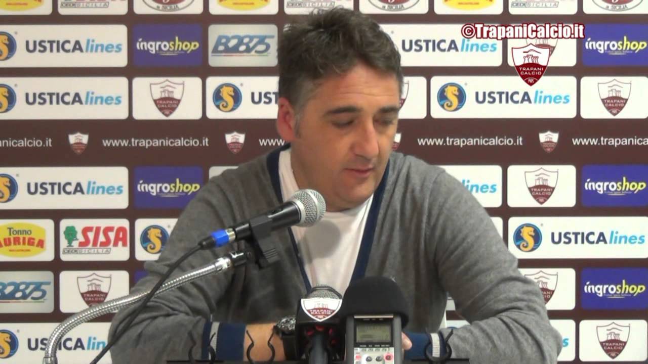 Trapani-Spezia 3-2. Mister Roberto Boscaglia dopo la gara 29.11.14 ...
