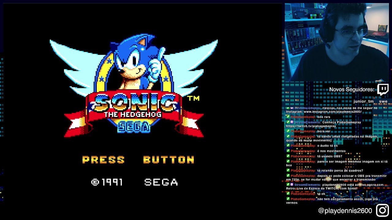 [TWITCH LIVE] Sonic The Hedgehog - Master System (estreia na Twitch ...