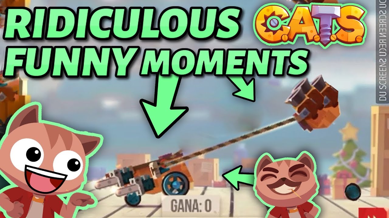 C.A.T.S RIDICULOUS FUNNY MOMENTS & BEST BATTLES Crash Arena Turbo Stars ...