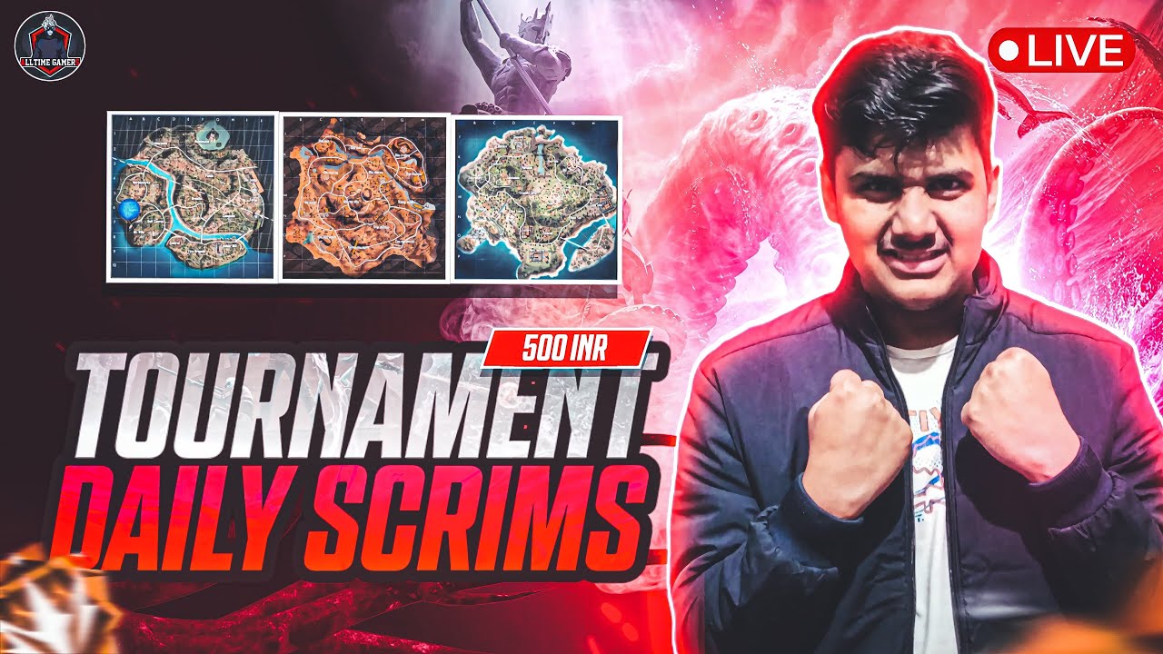 Free Fire Scrims With Caster Vyas Live 🔥 || ALL TIME GAMERS - YouTube