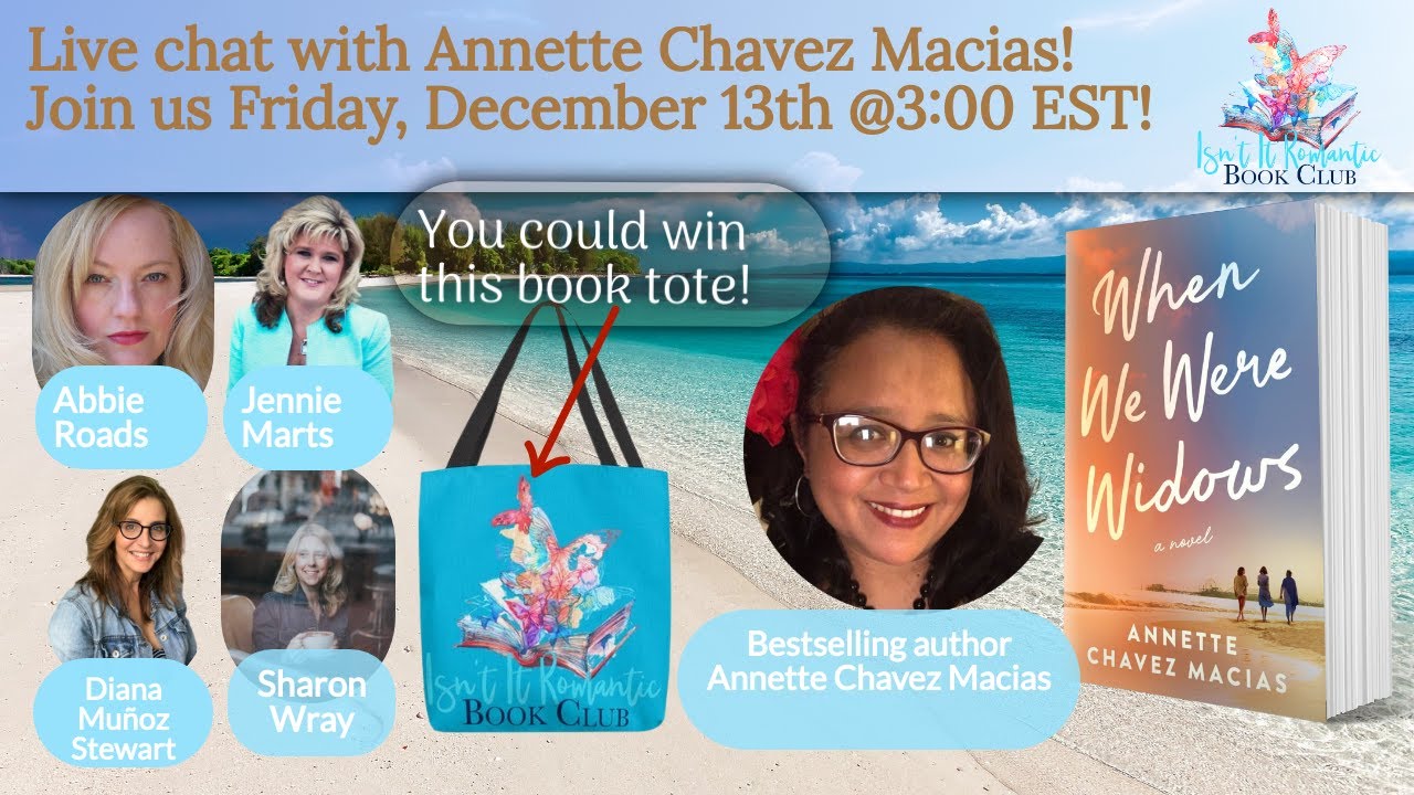 Live Book Chat with Bestselling Author Annette Chavez Macias! - YouTube