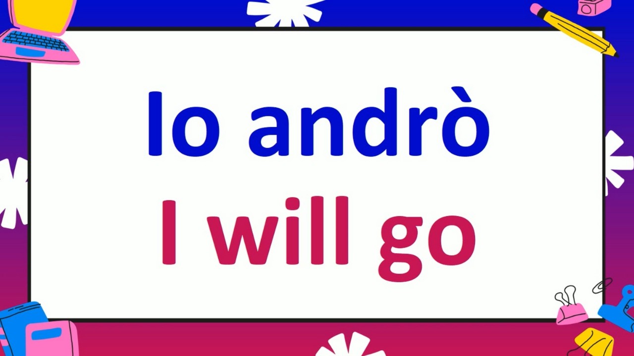 Learn the 35 Most Essential Italian Verbs with Future Tense ...