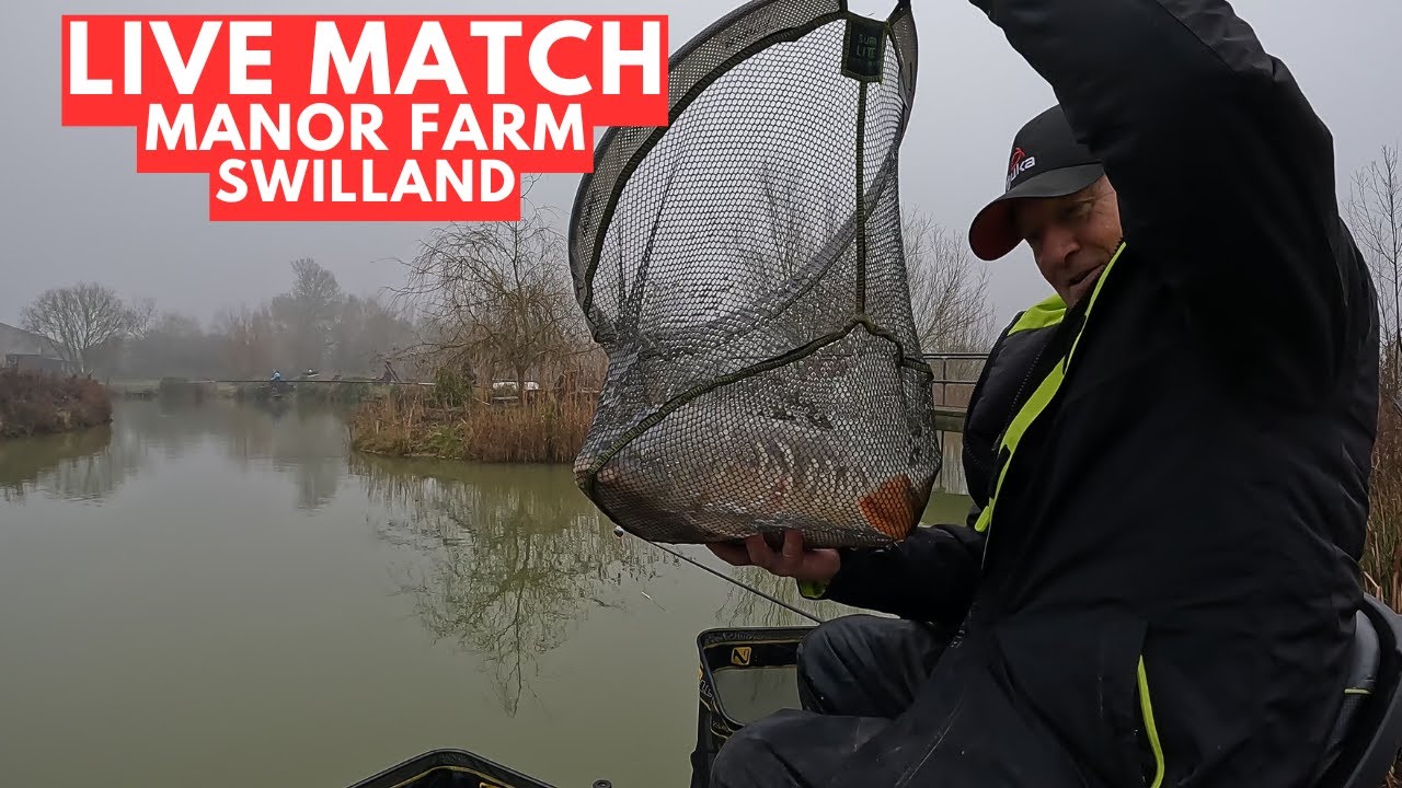 Live Fishing Match Manor Farm Swilland ip69lb, #matchfishinguk - YouTube
