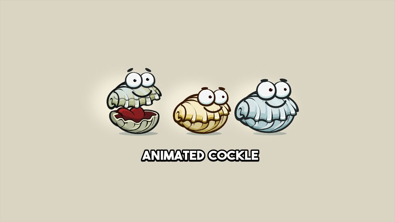 Animated cockle cartoon - YouTube