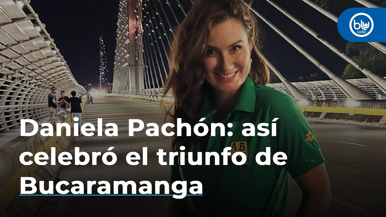Daniela Pachón: así celebró el triunfo de su Atlético Bucaramanga - YouTube