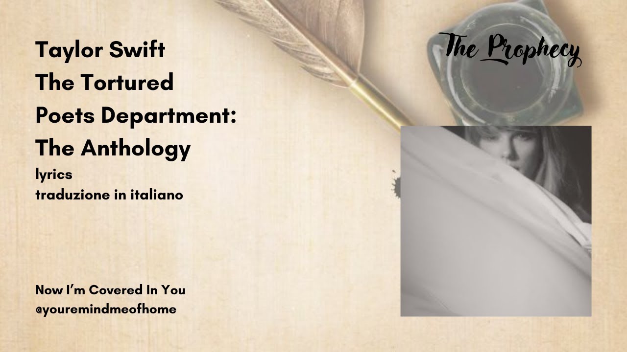 The Prophecy, Taylor Swift, lyrics + traduzione in italiano - YouTube