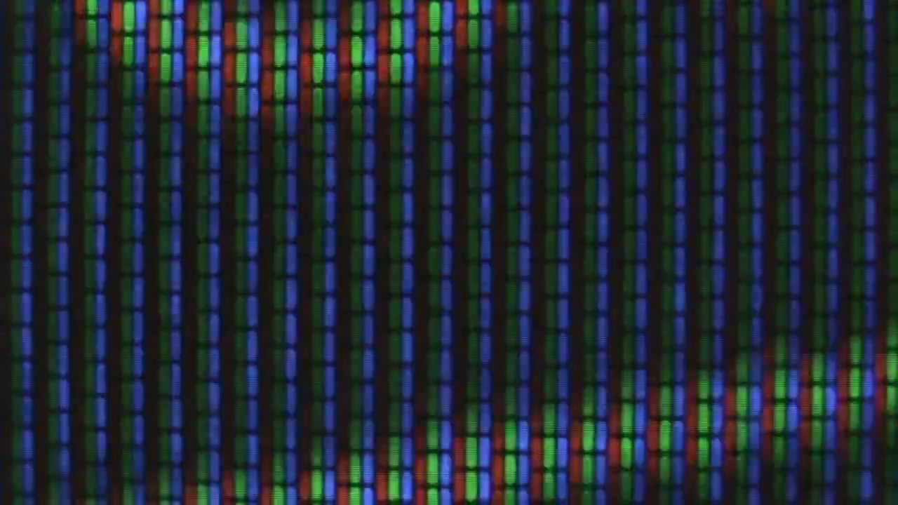 pixel crt old television macro - YouTube