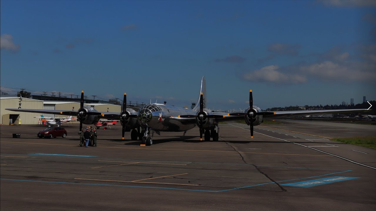 Doc The Dwarf (Bomber)! Boeing B-29 SuperFortress "Doc" @ Boeing Field ...