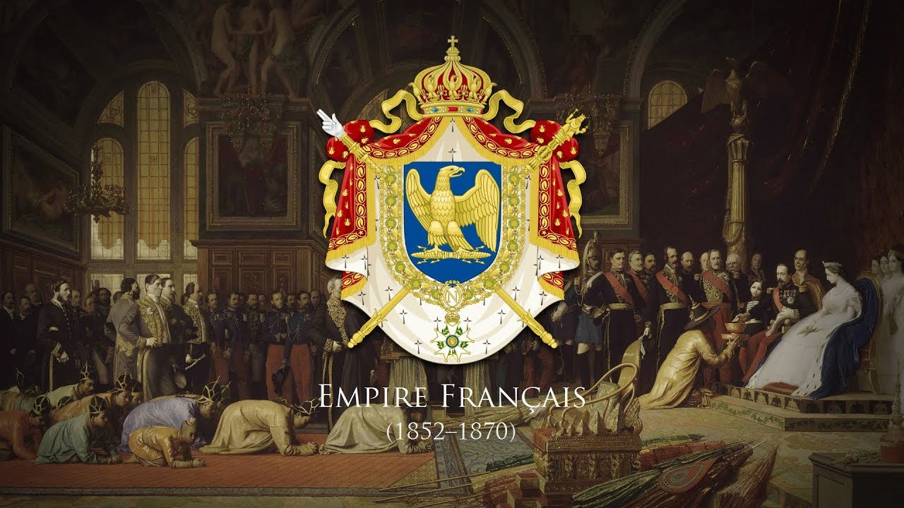 Second French Empire (1852–1870) National Anthem "Partant pour la Syrie ...