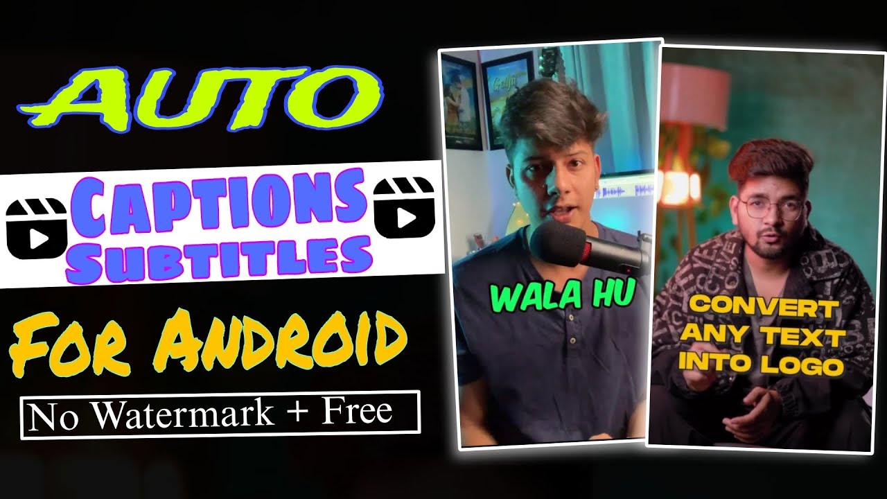 Auto Captions Generator || How To Add Auto Caption And Subtitles - YouTube