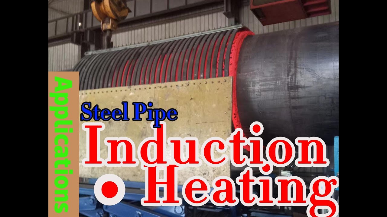Steel pipe expansion induction heating - YouTube