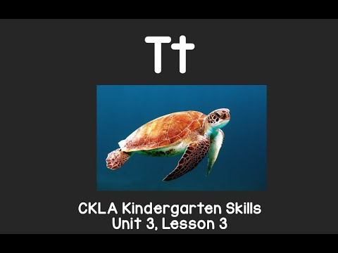 Letter T sound: CKLA Kindergarten Skills Unit 3 Lesson 3 - YouTube