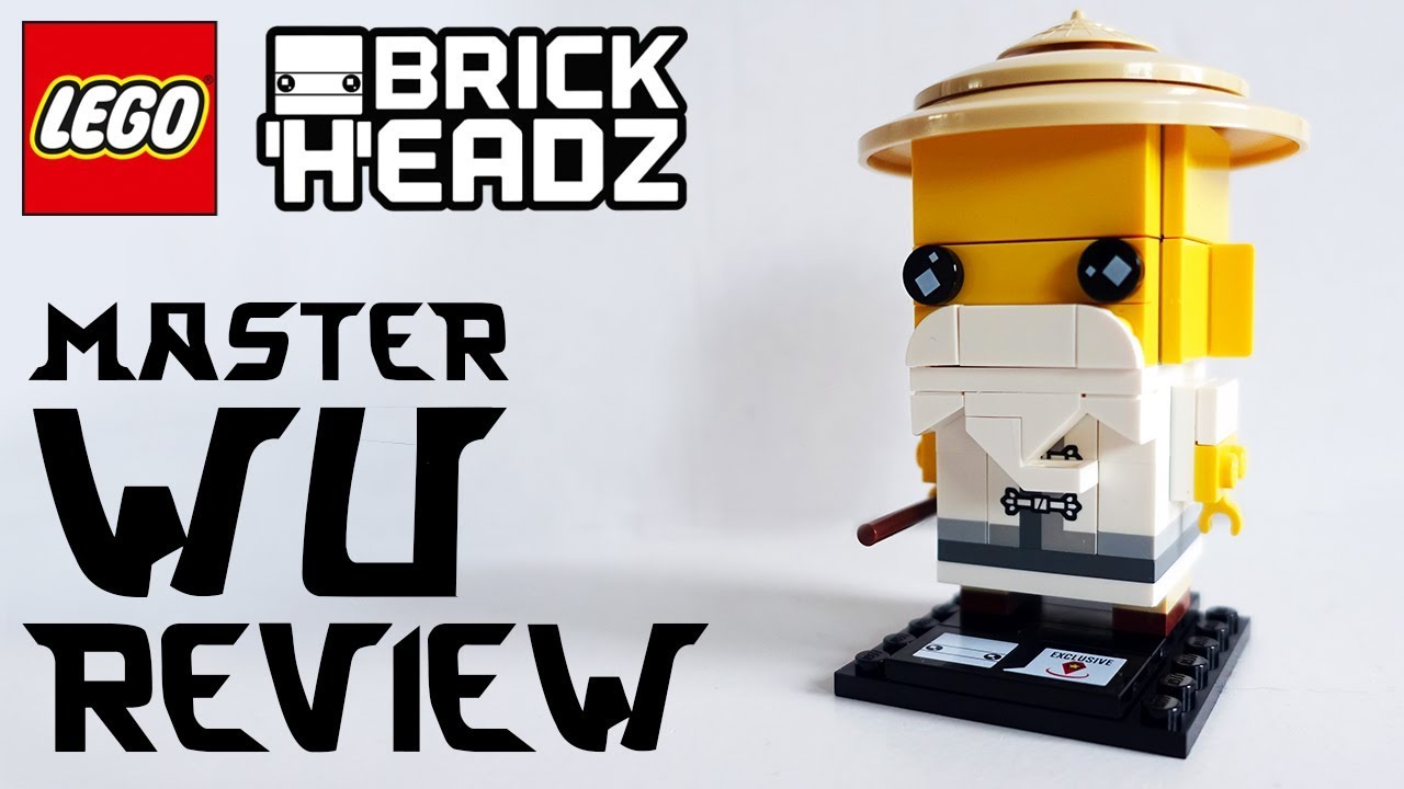 LEGO Brickheadz Master Wu Set 41488 - Review and Speed Build - NEW 2018 ...