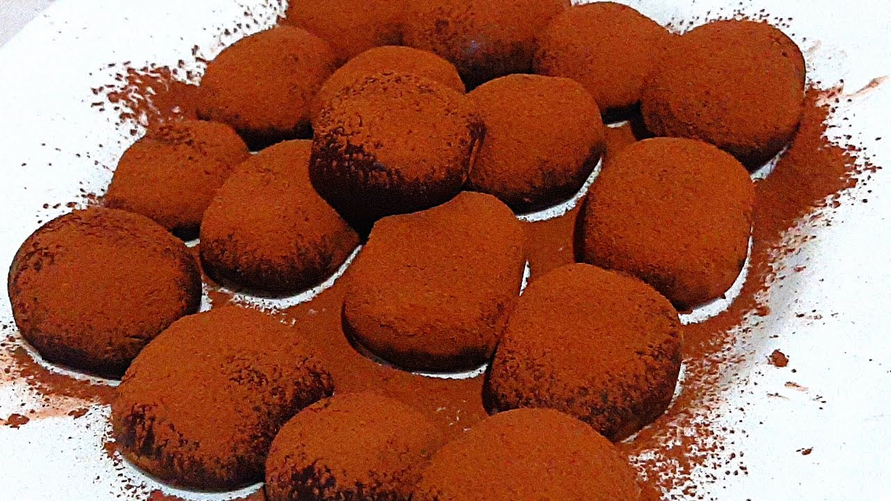 Condensed Milk Chocolate 🍫Truffles Easy Recipe [2 Ingredients]🍫🍫 - YouTube