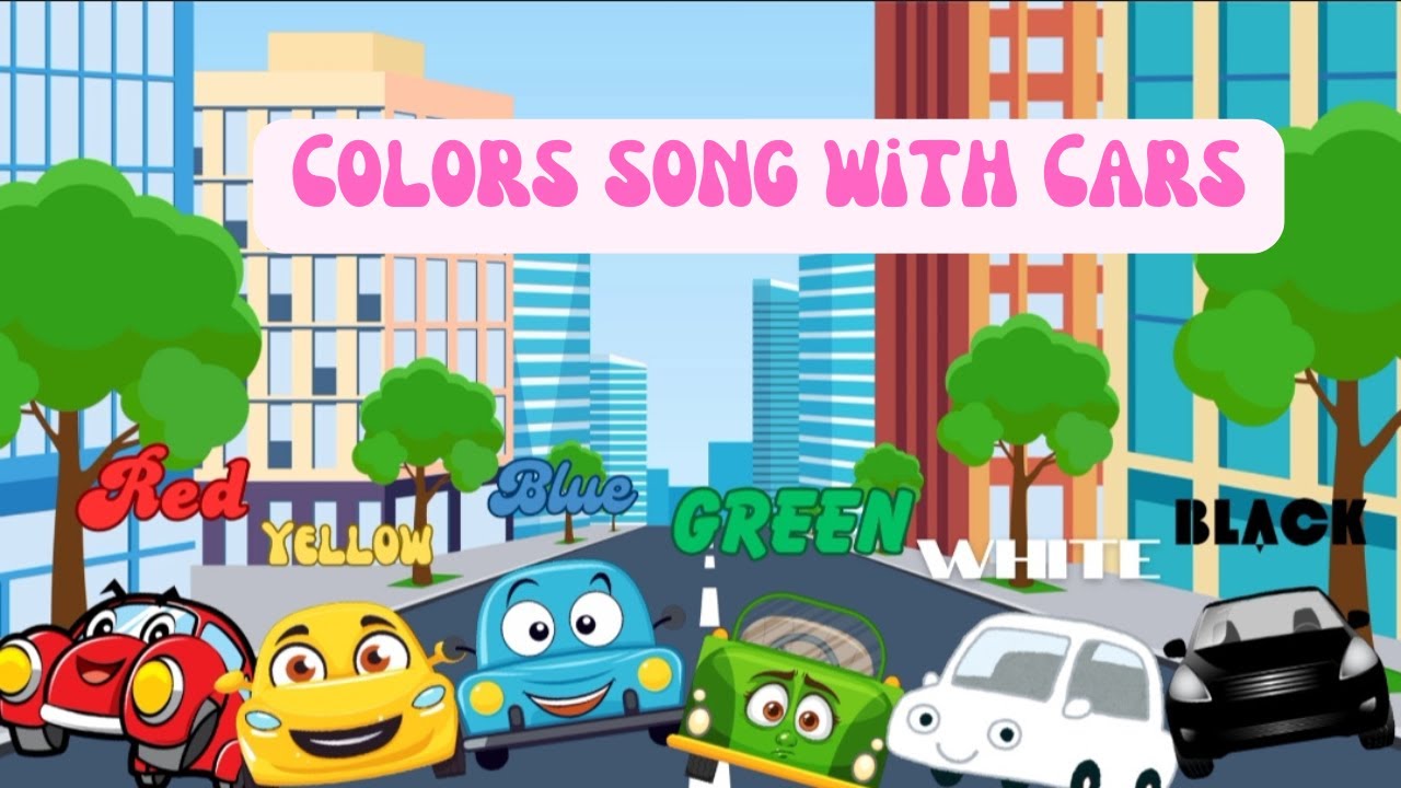 Learn colors with cars | song for kids | Colors for childrens - YouTube