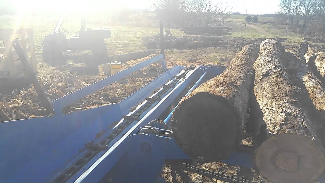 Dyna sc12xp firewood processor - YouTube