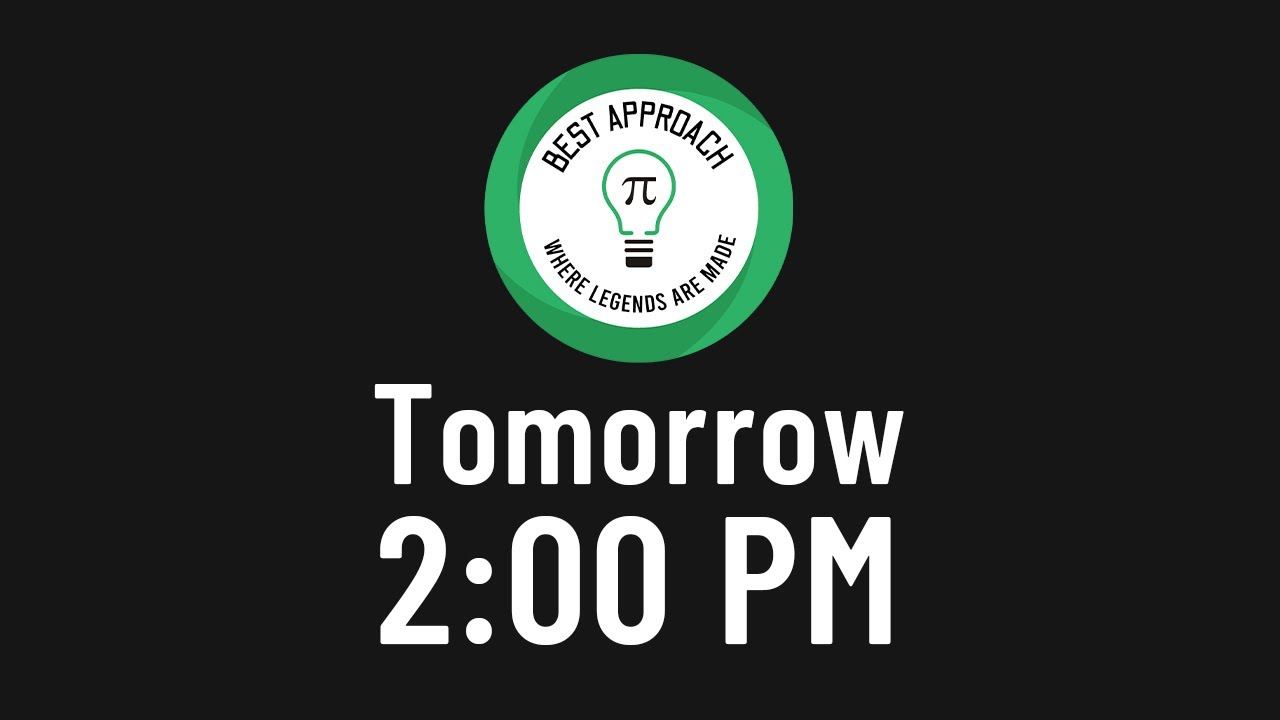 Ask me anything | Tomorrow 2:00 PM | Manoj Chauhan - YouTube