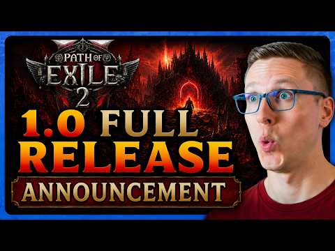 Path of Exile 2 FULL RELEASE 1.0 Announced: Launch Date, Swords, Free-to-Play
