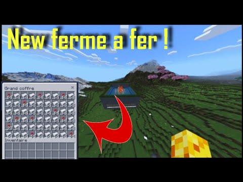 TUTO: Ferme a fer /EDITION MINECRAFT BEDROCK/ - YouTube