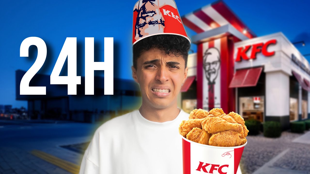 Sobrevivo 24 horas comiendo en KFC en Colombia🍗 - YouTube