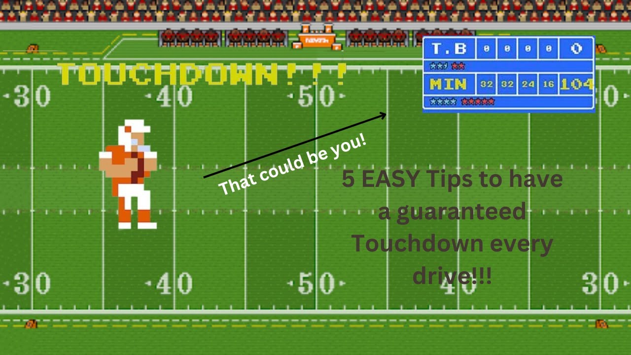 How to score a touchdown every drive in Retro Bowl! Tips and Tricks ...